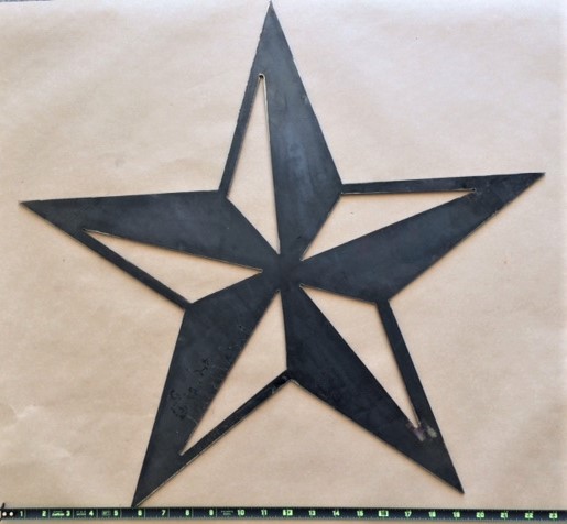 American Fence & Supply Co.: 3-D 24" FLAT STAR