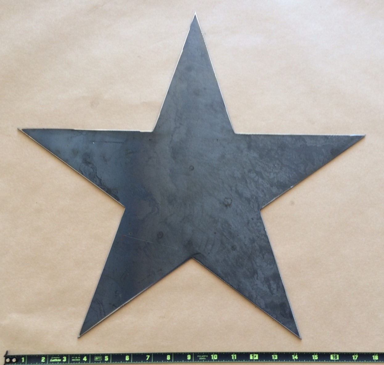 American Fence & Supply Co.: 18" FLAT STAR CUTout