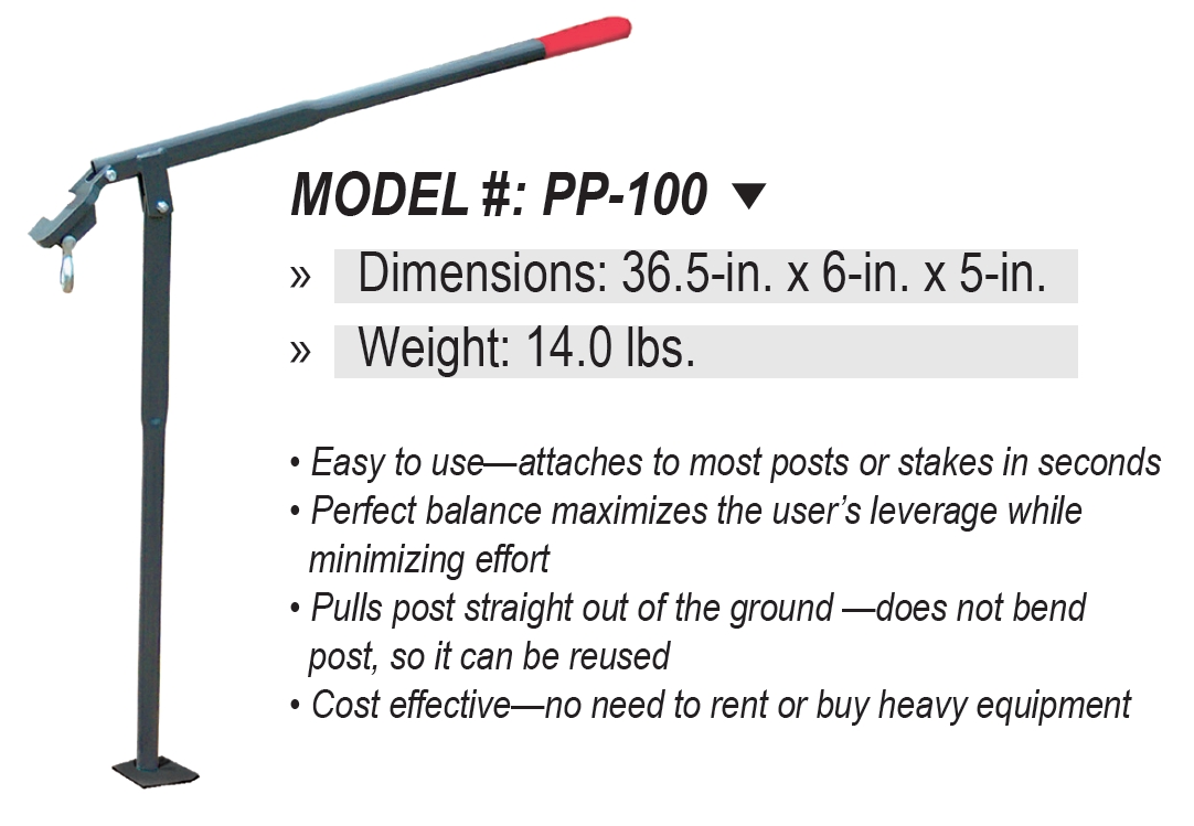 American Fence & Supply Co.: T-POST PULLER PP-100