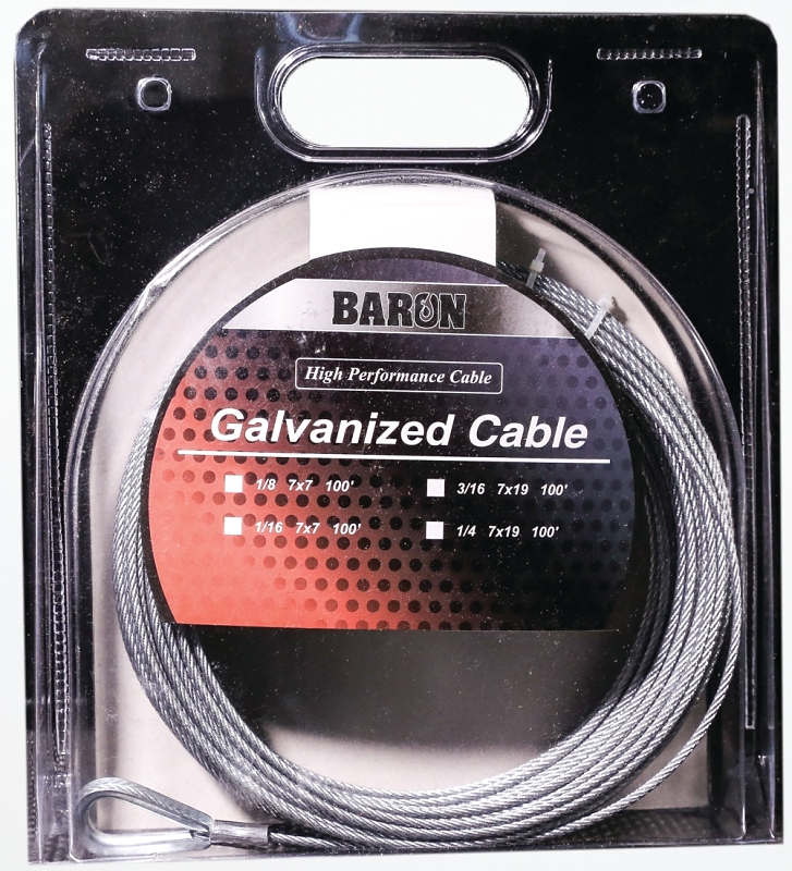American Fence & Supply Co.: 1/16"x 50'GALV.CABLE