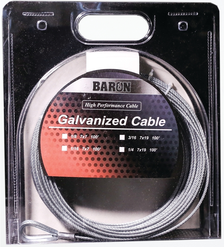American Fence & Supply Co.: 1/4"x 100'GALV CABLE