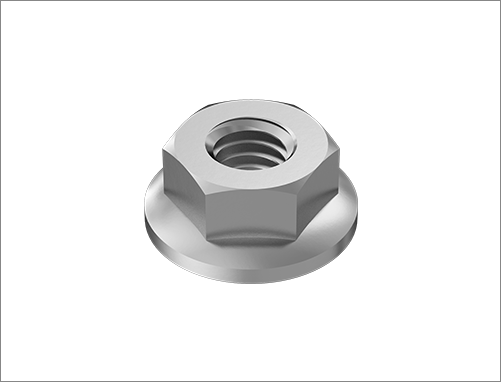 American Fence & Supply Co.: M6 x 1mm Flange Nuts 50pcs.(SWAGE STUD)