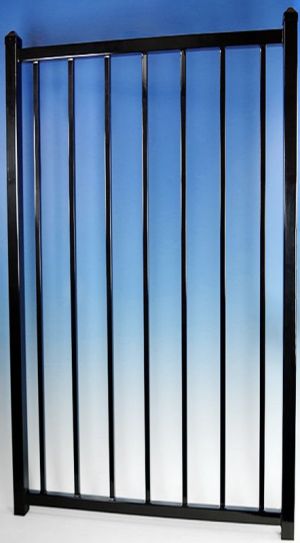 American Fence & Supply Co.: 70" 2 RAIL FLUSH GATE (46.5" wide)