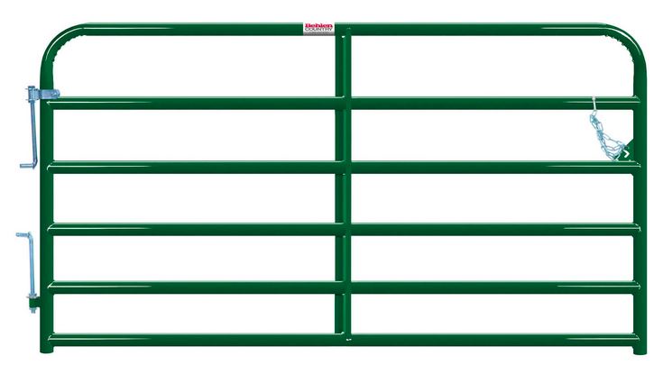 American Fence & Supply Co.: 8' 6RL 2" GREEN GATE