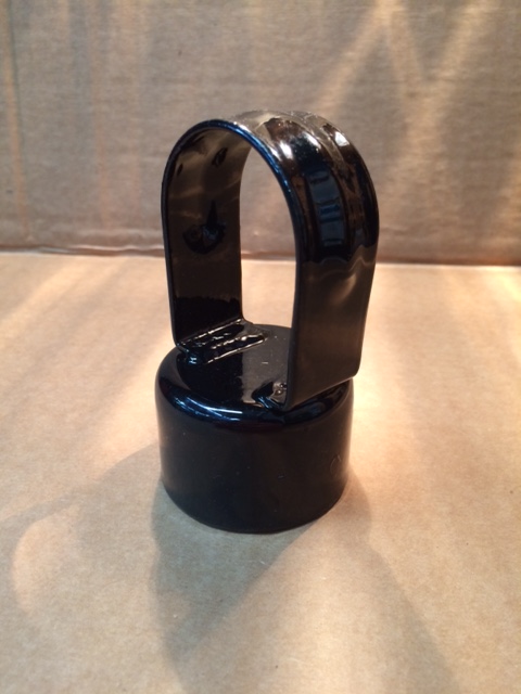 American Fence & Supply Co.: BLK 1-7/8"x1-5/8"LPC steel line post cap