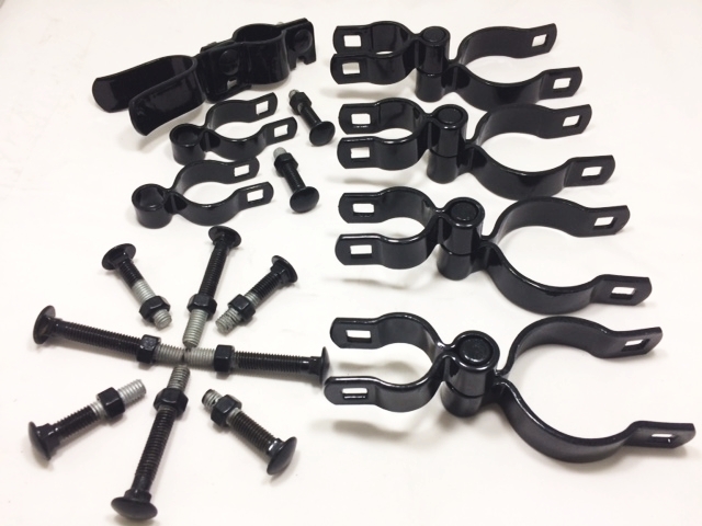 American Fence & Supply Co.: BLK DOUBLE DRIVE HDW GATE KIT (Hardware)