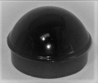 American Fence & Supply Co.: BLK 1-3/8" DOME CAP