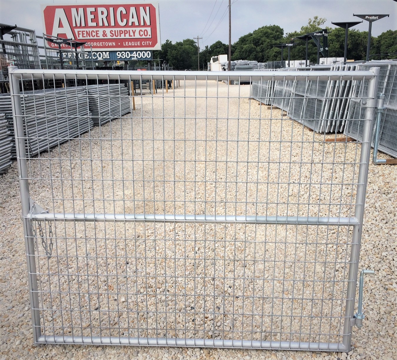 American Fence & Supply Co.: Range Gate 6'W x6'T 2x4 panel 72"opening