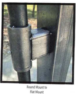American Fence & Supply Co.: 2"x3"x2.5"3/16"THICK hinge adapter each