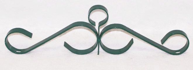 American Fence & Supply Co.: 22" GATE SCROLL (GREEN)