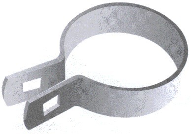 American Fence & Supply Co.: 2-7/8" BRACE BAND HEAVY 11ga. X 1"