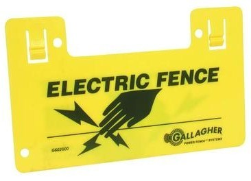 American Fence & Supply Co.: CLIP ON WARNING SIGN
