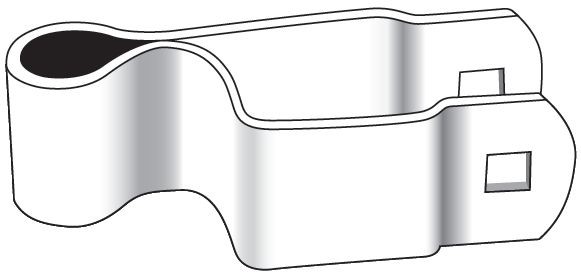 American Fence & Supply Co.: 2" SQ FEMALE HINGE BLACK (PAIR)